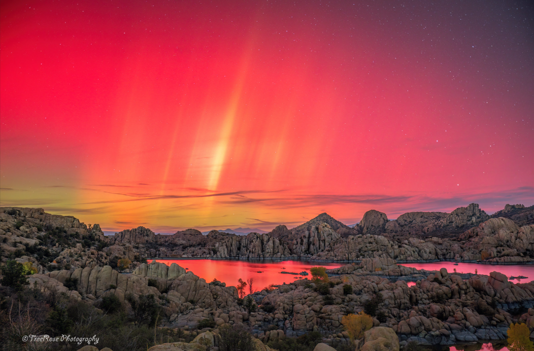 "Aurora over Watson Lake" by Theresa Rose – Ian Russell Gallery