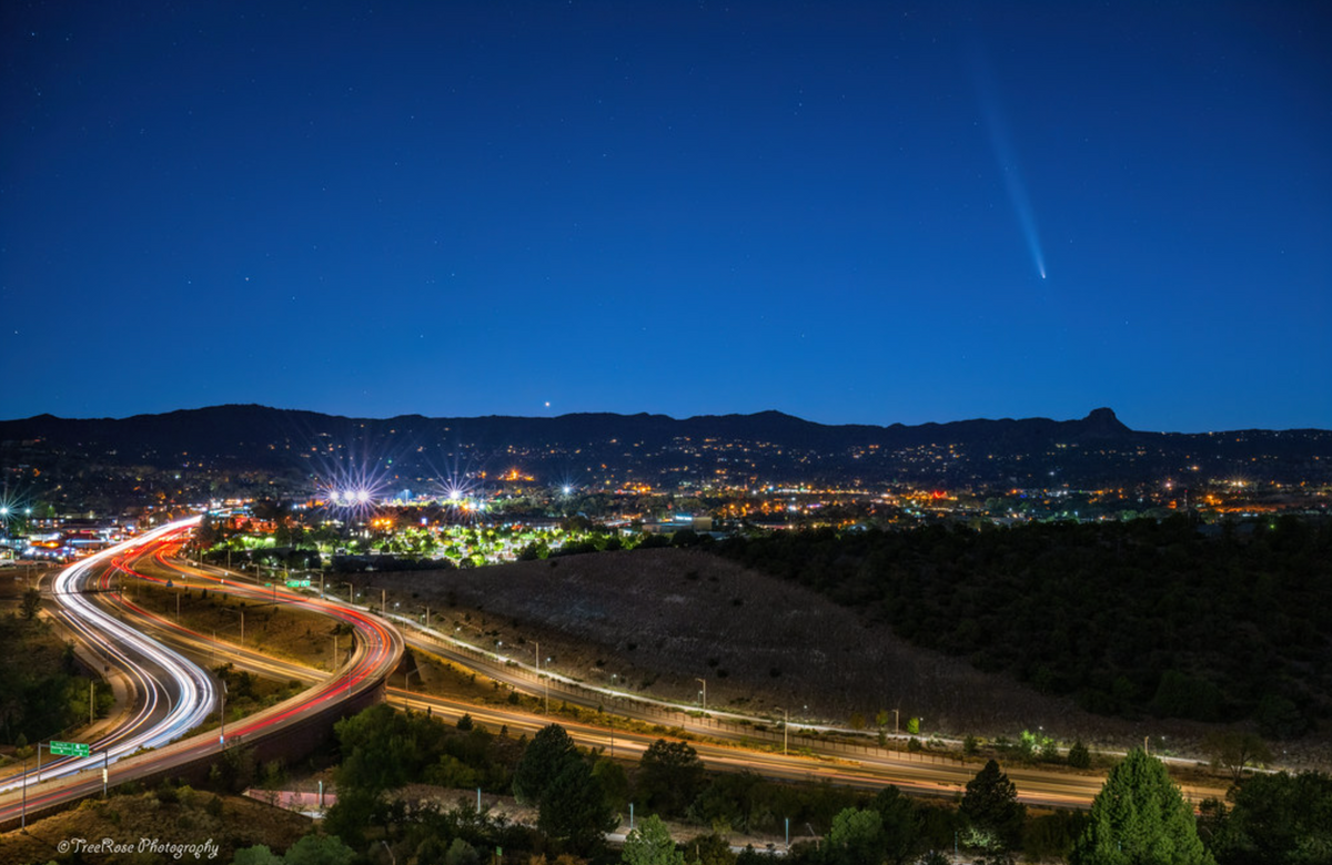 Comet Over Prescott – Ian Russell Gallery