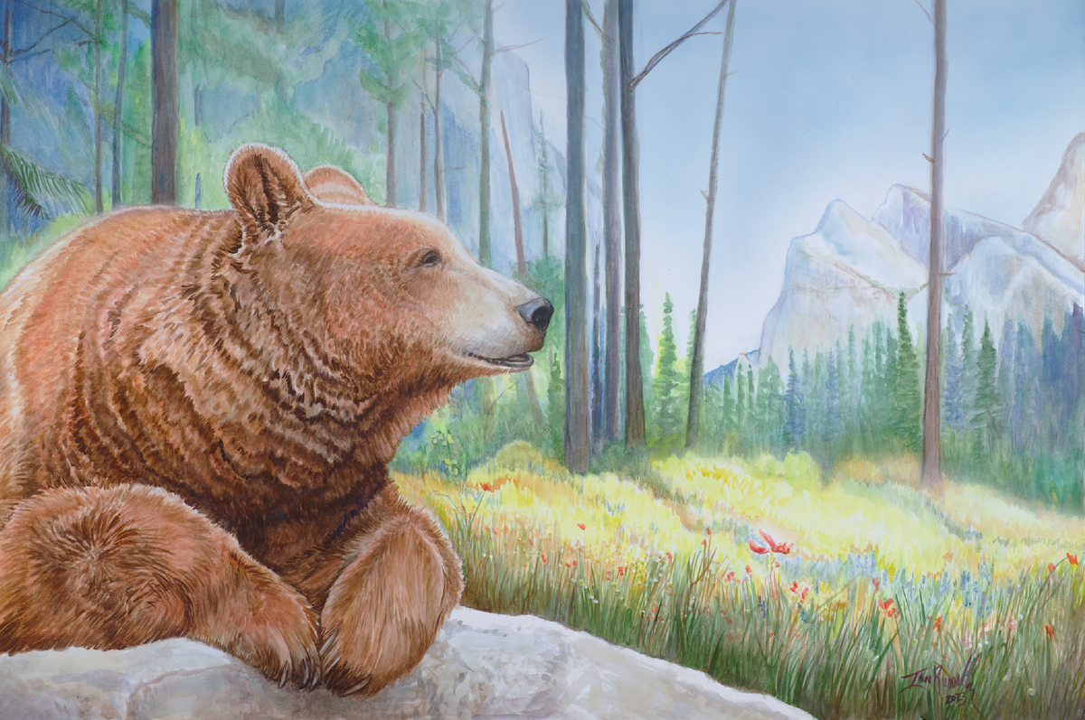 "Lazy Day in the Meadow" Original Watercolor by Ian Russell – Ian ...