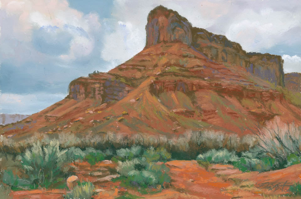 "Red Butte Rising" by Don Rantz – Ian Russell Gallery