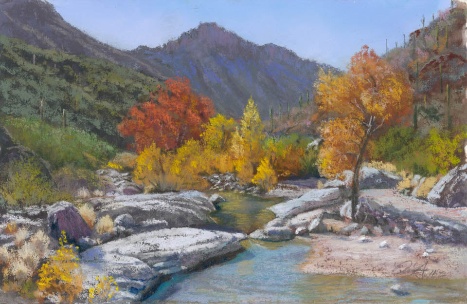 "Sabino Canyon Pool" by Don Rantz – Ian Russell Gallery