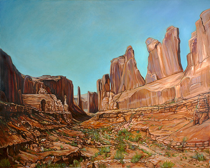 Original Oil Painting- "Arches National Park" – Ian Russell Gallery